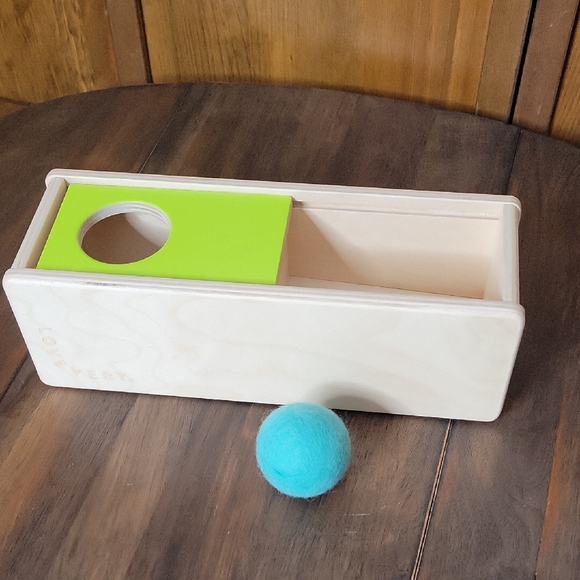 LOVEVERY | Toys | Lovevery Wooden Sliding Top Box Learning Toy With ...